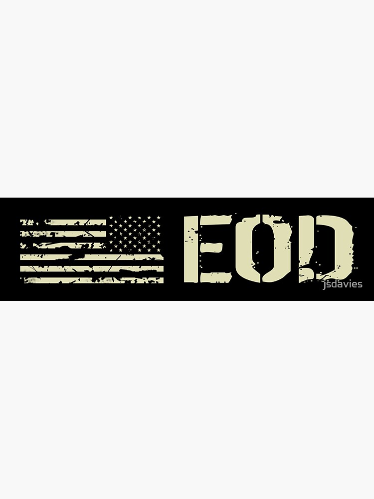 "U.S. Military: EOD" Sticker for Sale by Jared Davies | Redbubble
