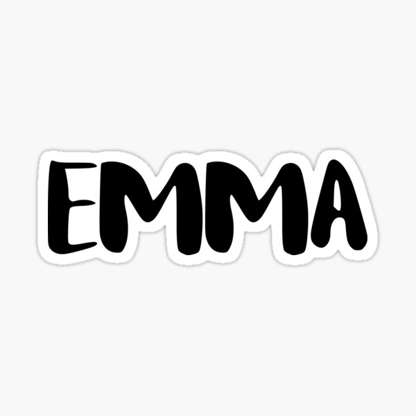 Emma Name Stickers | Redbubble