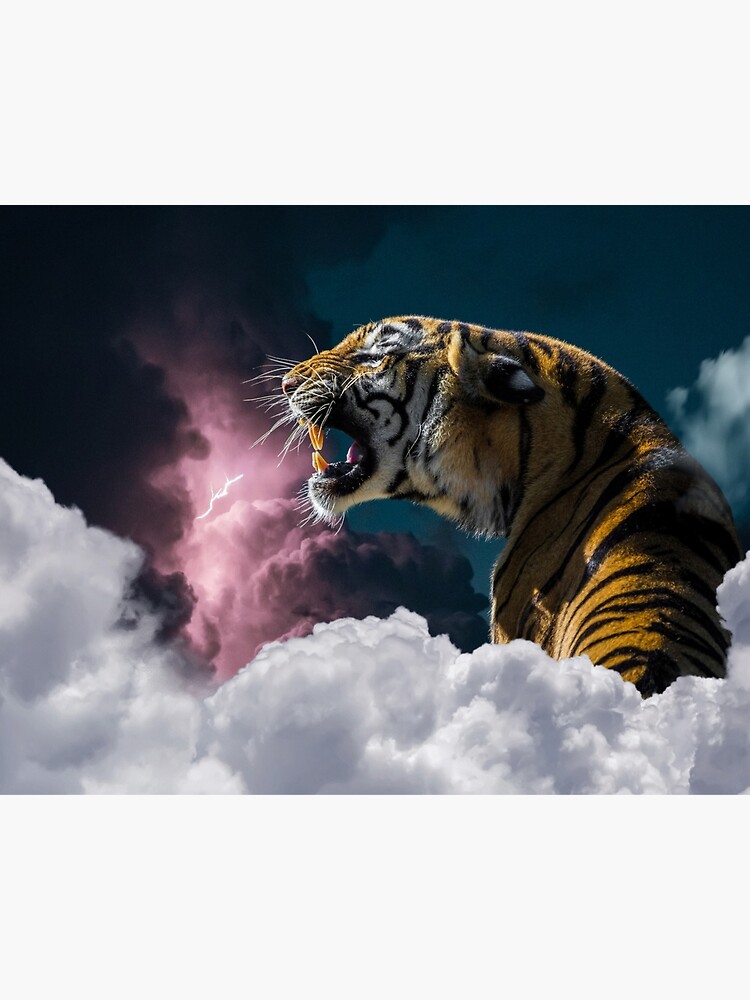 "Sky Tiger" Poster for Sale by nightfauna | Redbubble