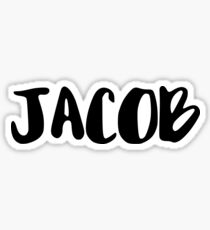 Jacob Name Stickers | Redbubble