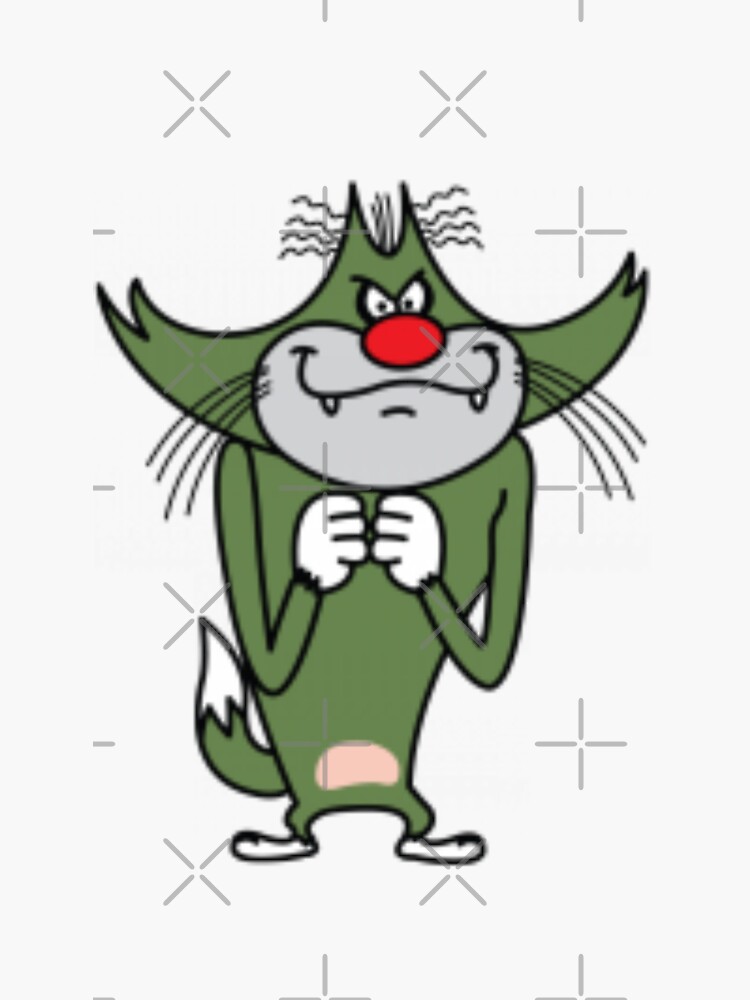 "Copy of Oggy And The Cockroaches " Sticker by Kids-zin | Redbubble