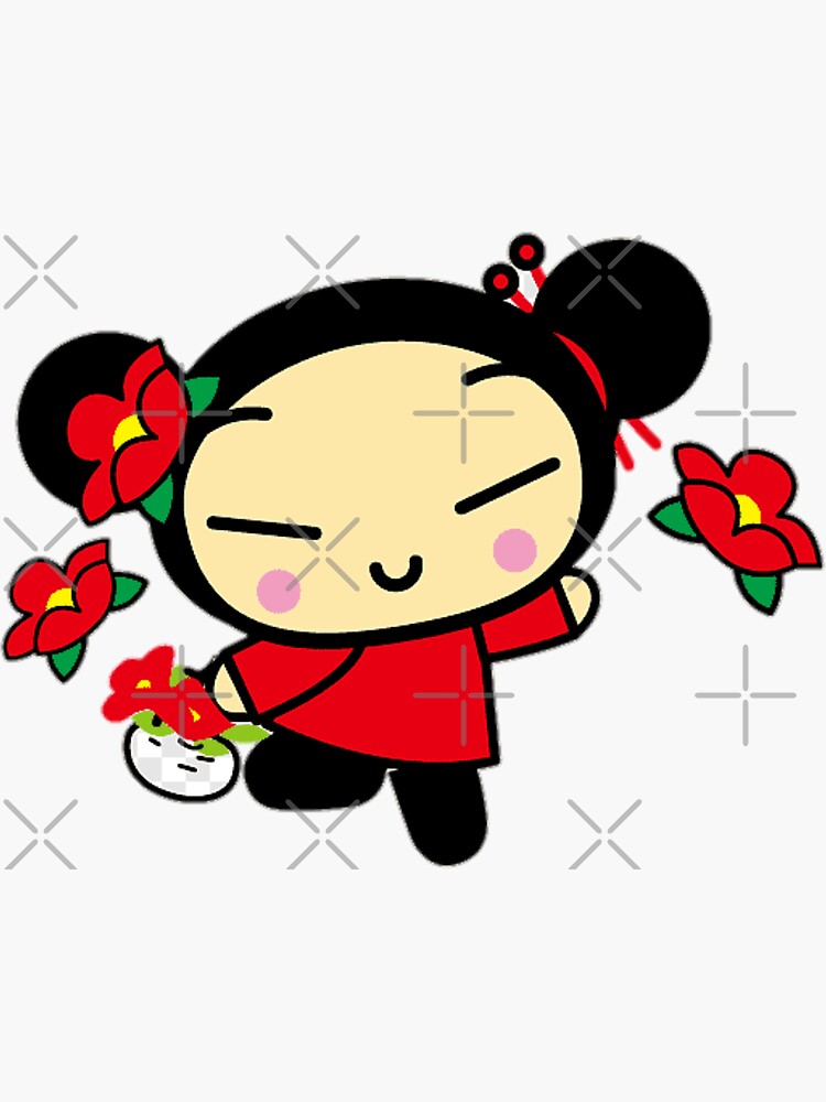 "funny love pucca " Sticker for Sale by Andrea004 | Redbubble