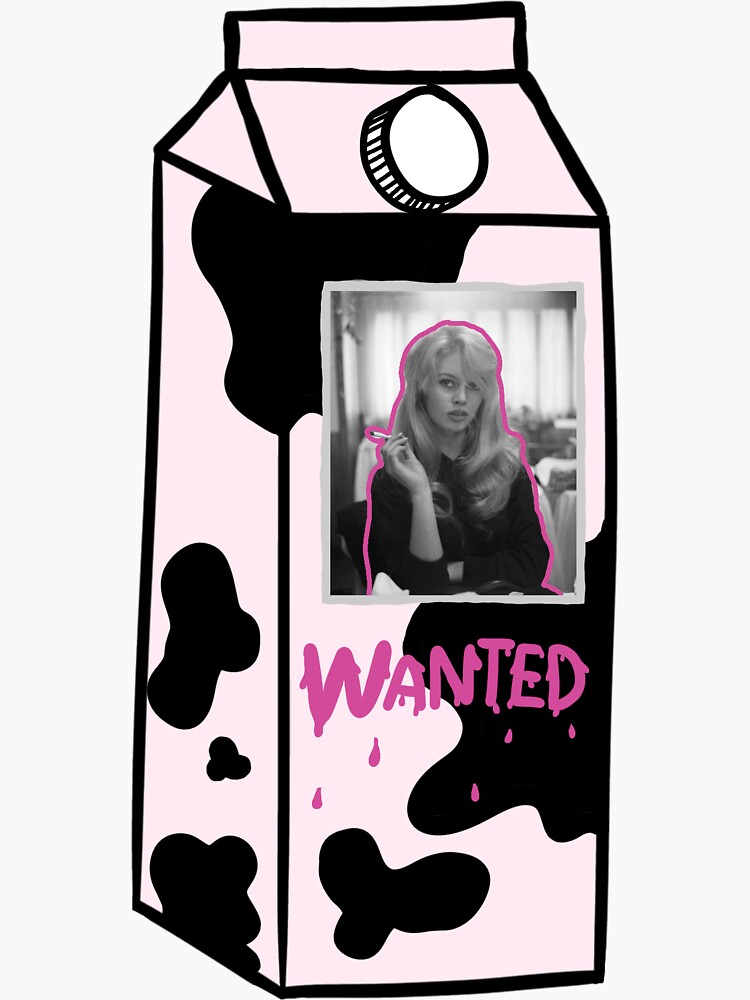 "Wanted milk carton" Sticker by noranp | Redbubble