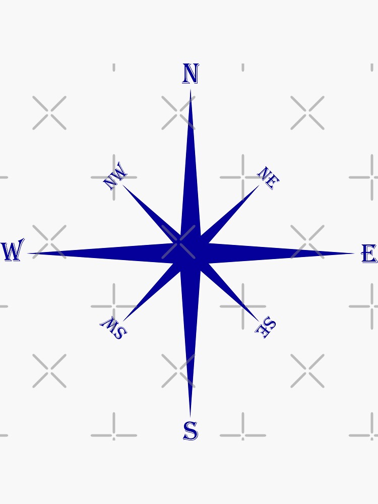 "Navy Compass " Sticker for Sale by Ivan333Croatia | Redbubble