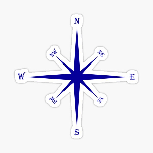 "Navy Compass " Sticker for Sale by Ivan333Croatia | Redbubble