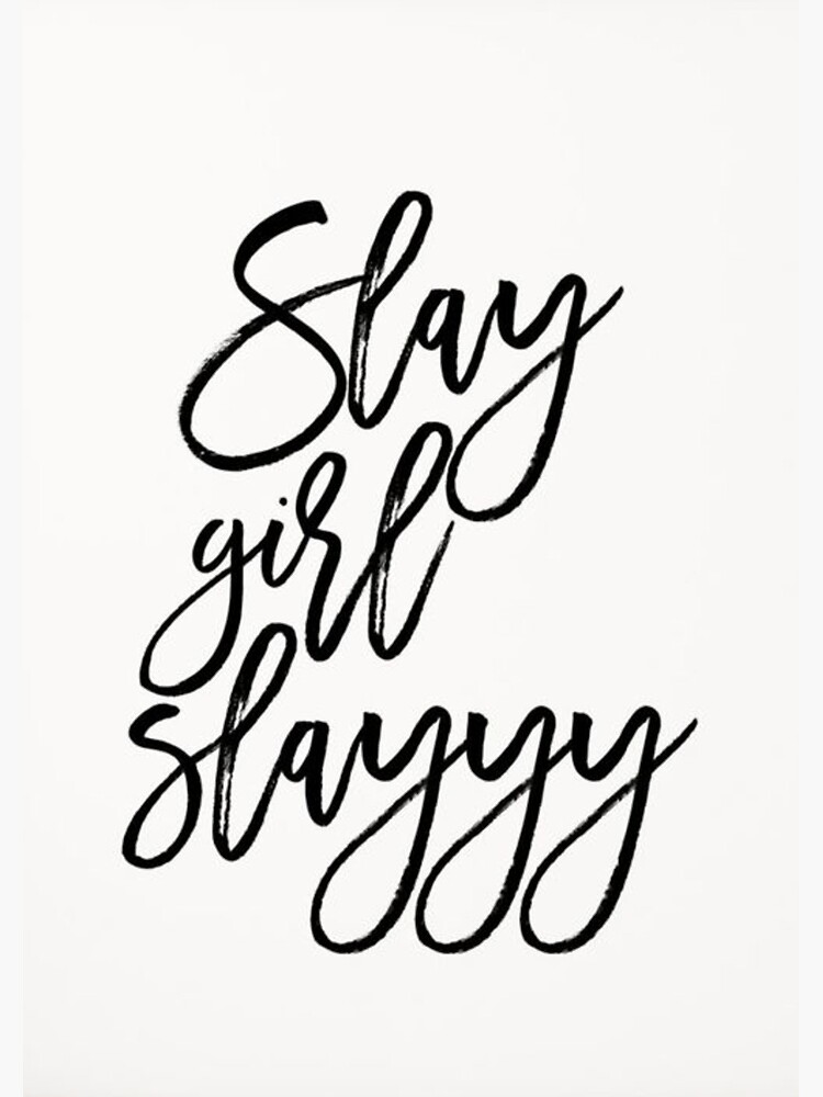 "Slay Girl Sassy Text" Spiral Notebook for Sale by arealprincess ...