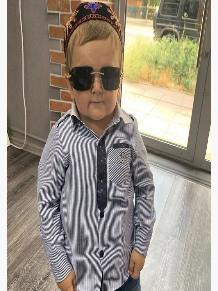 "Hasbulla Fancy Outfit Sunglasses" Sticker by BitternotMeme | Redbubble