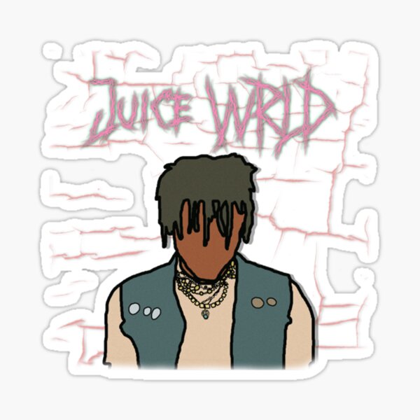 "JUICE-WRLD" Sticker by meekeroluc | Redbubble