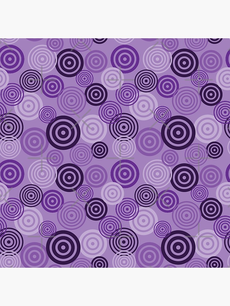 "65 MCMLXV Cosplay Purple Bullseye Target Practice Pattern" Poster for ...