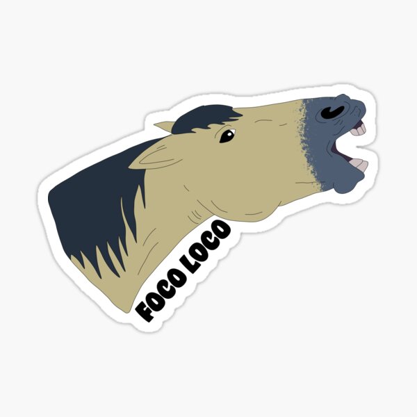 "Foco Loco" Sticker by savannahstyle | Redbubble