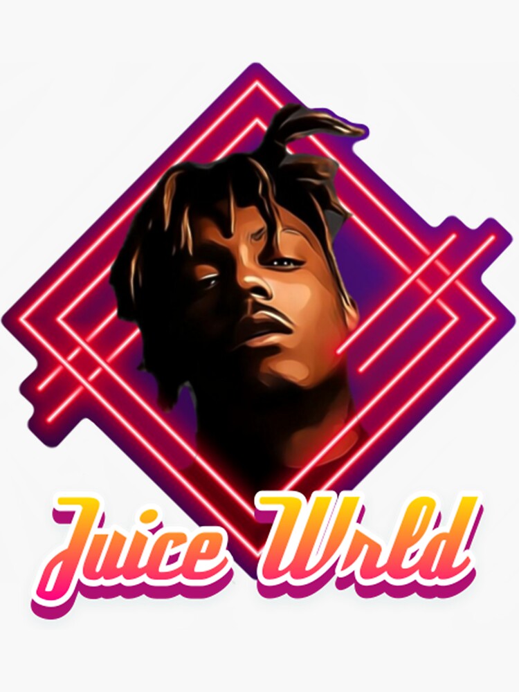 "JUICE-WRLD" Sticker by meekeroluc | Redbubble