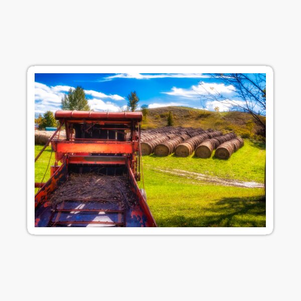 "Hay Baler" Sticker by RobertAlsop | Redbubble