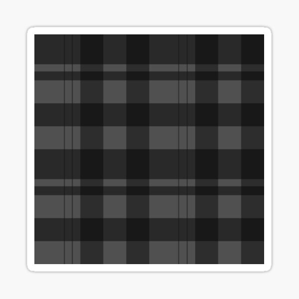 "Gray plaid" Sticker for Sale by Textures4all | Redbubble