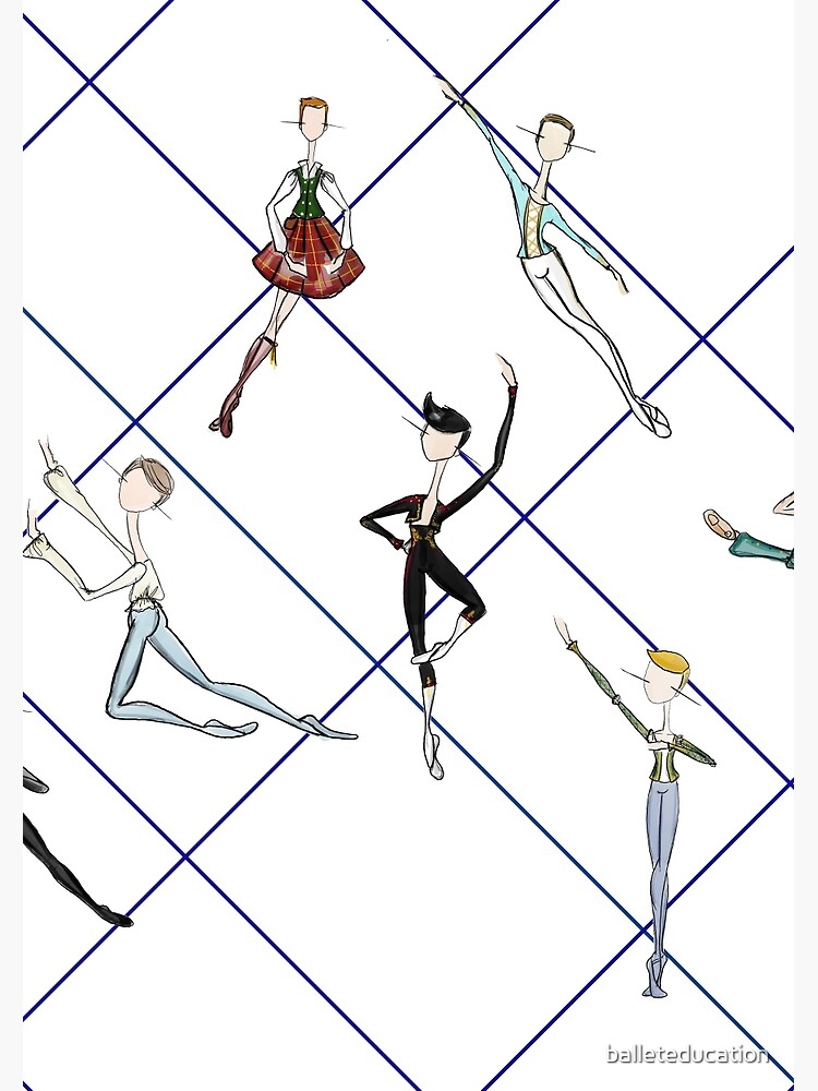 "MALE BALLET ROLES" Spiral Notebook by balleteducation | Redbubble