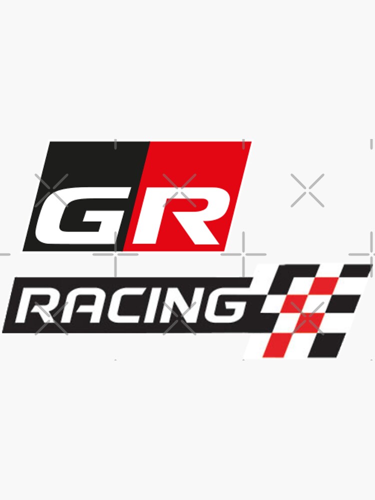 "GR RACING" Sticker by Racingdecals | Redbubble