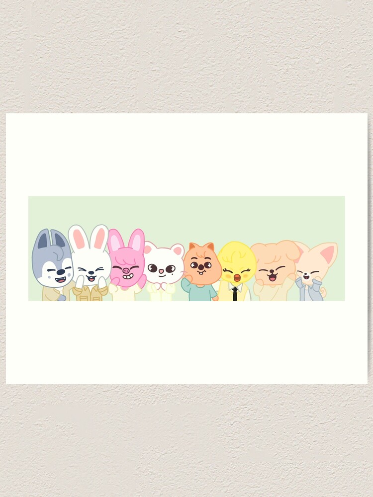 "STRAY KIDS (SKZOO) All Members Nacific " Art Print for Sale by ...