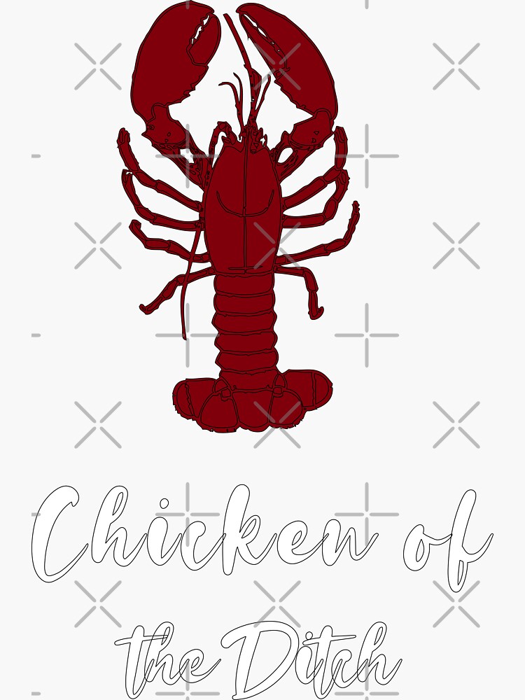 "Copy of Chicken of the Ditch" Sticker by SOUFIANE1991 | Redbubble