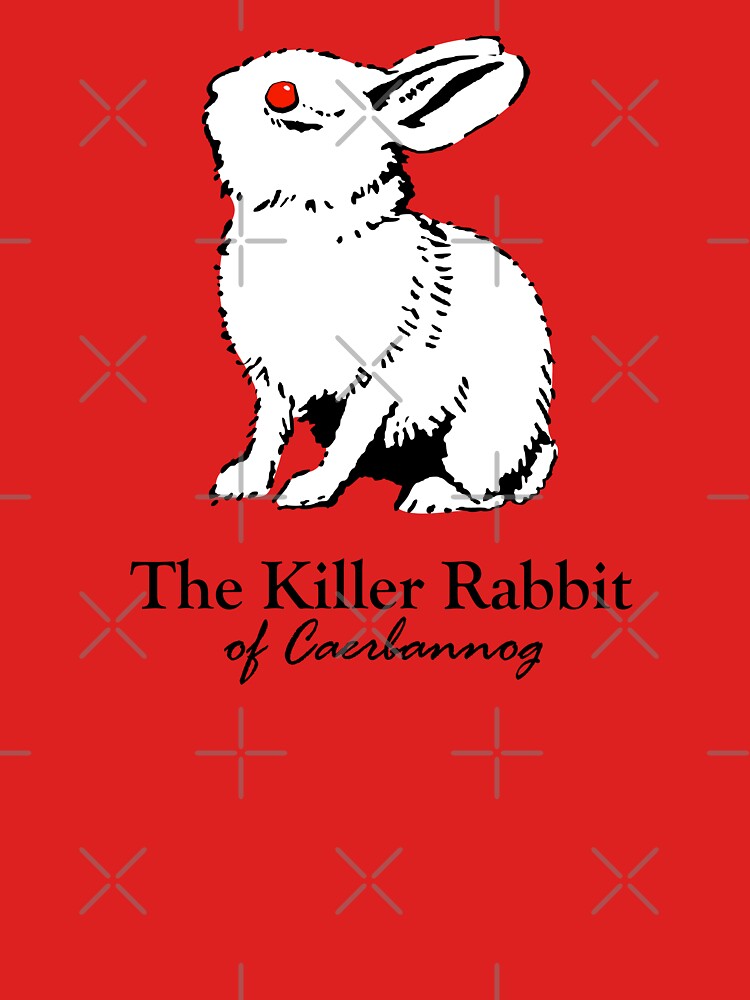 "The Killer Rabbit of Caerbannog" Essential T-Shirt for Sale by Meta ...