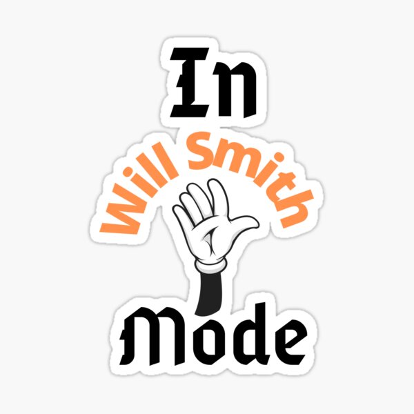 "Will Smith's slap at the 2022 Oscars" Sticker for Sale by ...