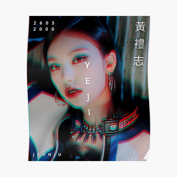 "ITZY Yeji Voltage Era" Poster for Sale by sakurapalette | Redbubble