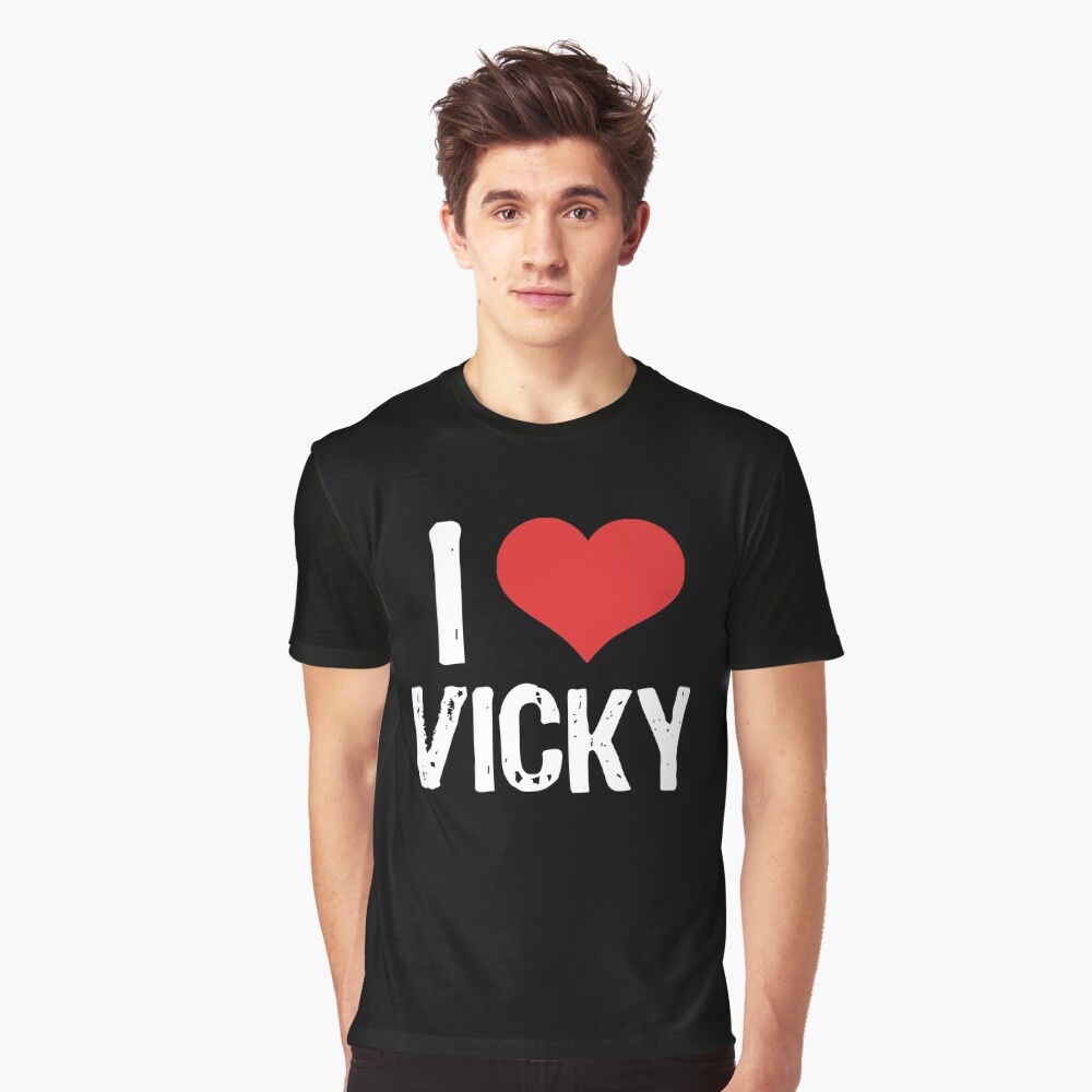 "I Love Vicky" Sticker for Sale by samcloverhearts | Redbubble