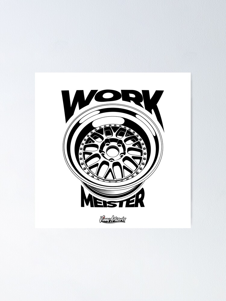 "Work Wheel" Poster for Sale by VinnyArtworks | Redbubble