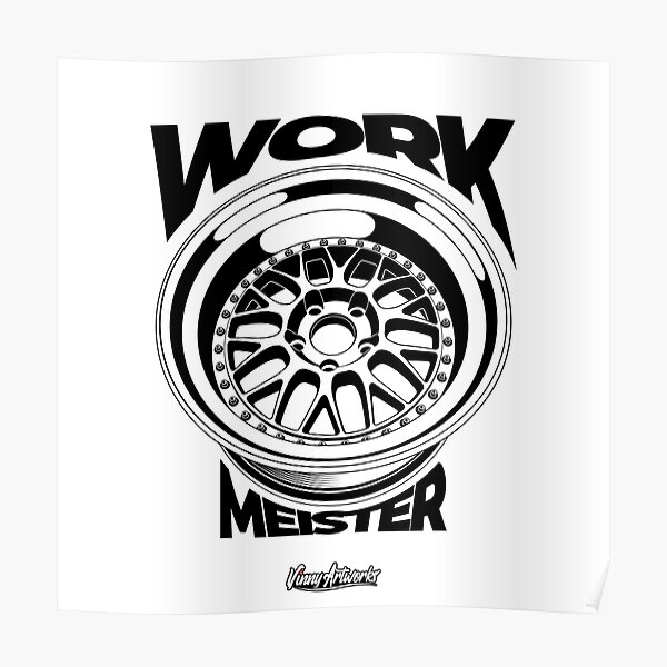 "Work Wheel" Poster for Sale by VinnyArtworks | Redbubble