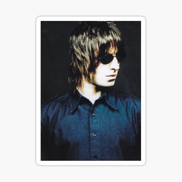 "LIam Gallaghers Style Poster" Sticker by zenoecrack | Redbubble