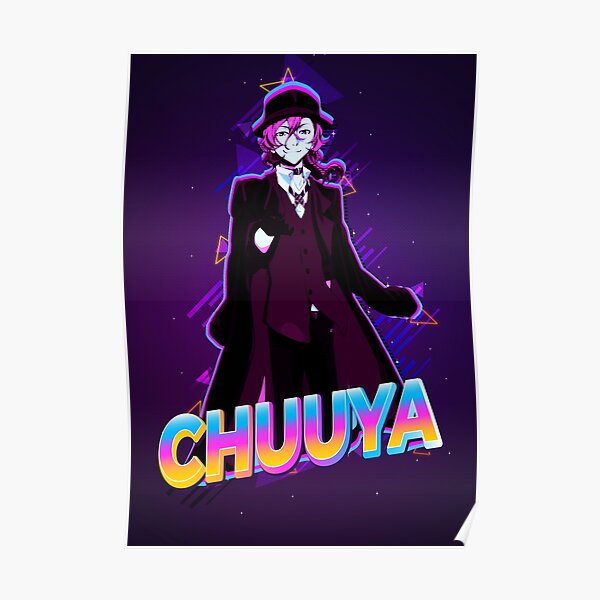 "Chuuya Nakahara | Bungou Stray Dogs" Poster for Sale by Fish6SticksP ...