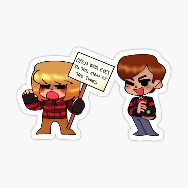 "rory + michael yiik " Sticker for Sale by TVSPIT | Redbubble