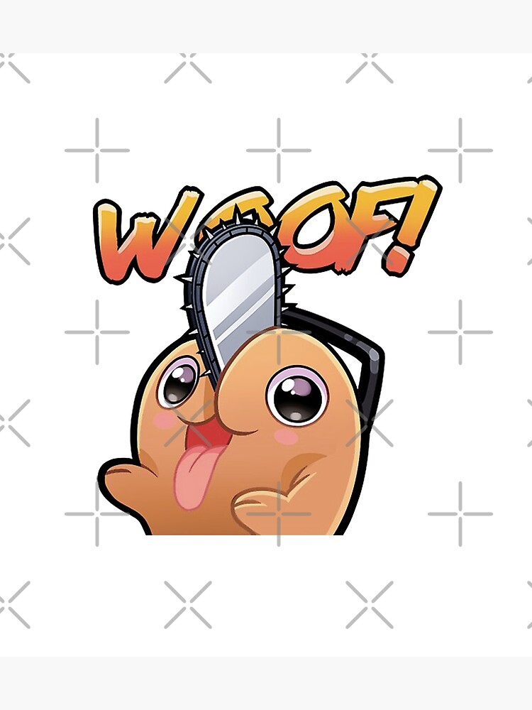 "Chainsaw Man-Pochita - Sticker" Art Print for Sale by Azzer-TM | Redbubble