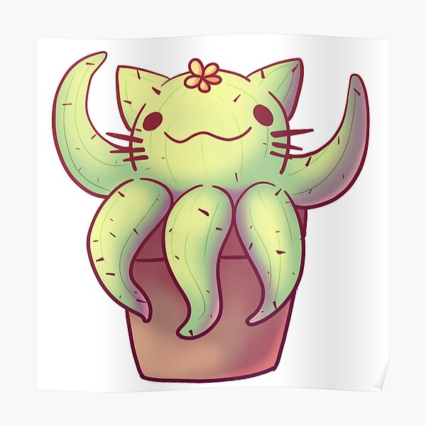 "Cactopus" Poster for Sale by Raminthe | Redbubble