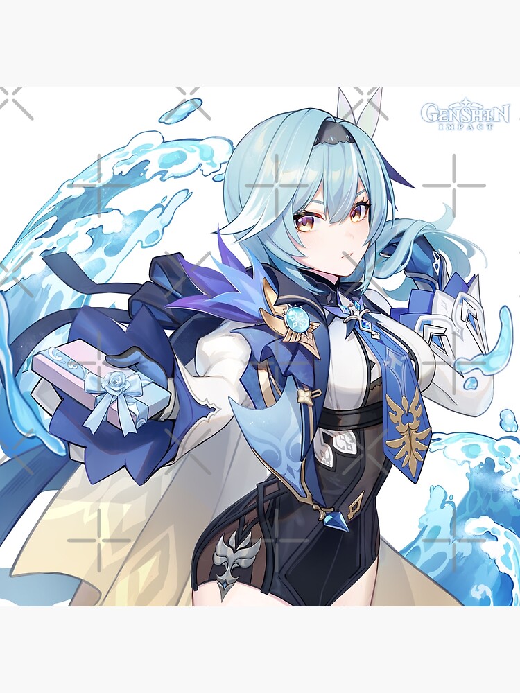 "Eula - Genshin Impact" Poster by Aka-Hanako | Redbubble