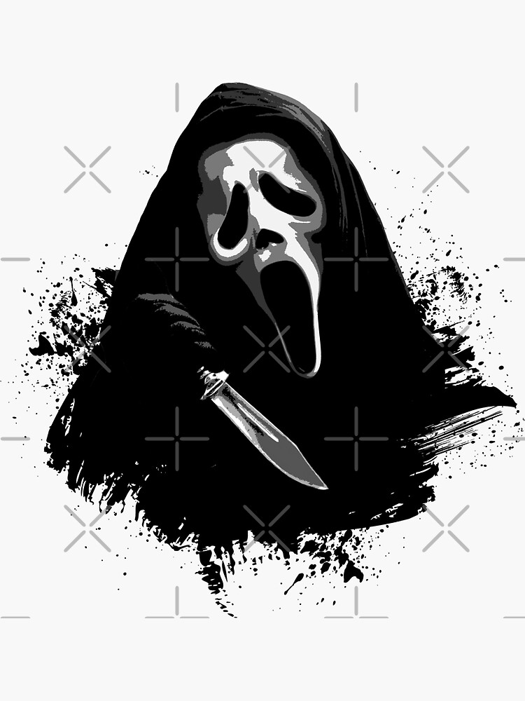 "Scream Paint Splatter" Sticker for Sale by Christopher Hanz | Redbubble