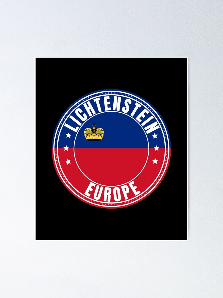 "Lichtenstein Emblem" Poster for Sale by worldpopulation | Redbubble