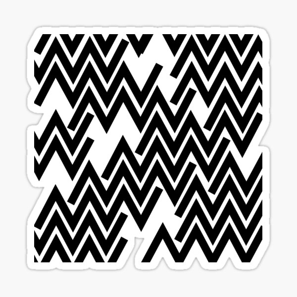 "Zig Zag lines" Sticker by M3PicsStudio | Redbubble