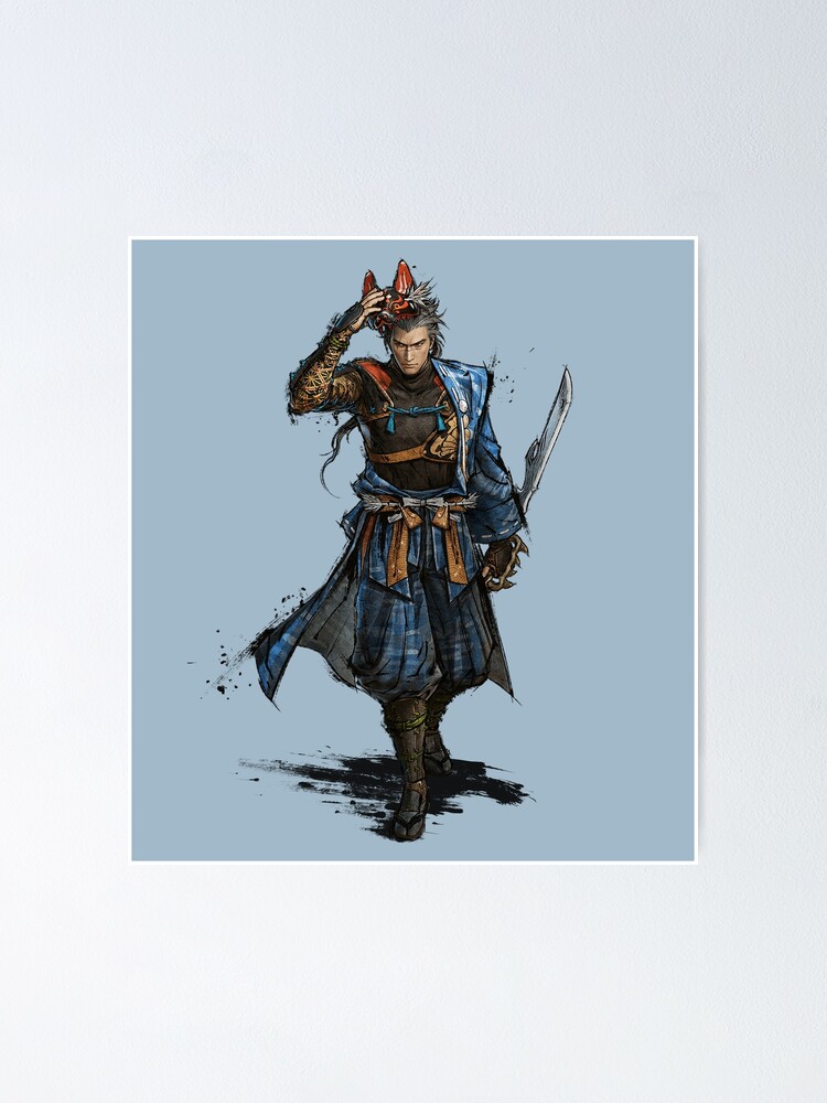 "Samurai Warriors 5 Hattori Hanzo Full Body #1" Poster for Sale by ...