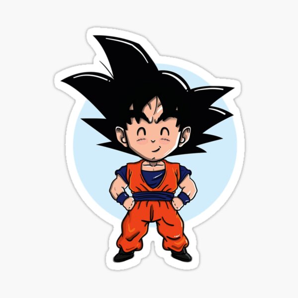 "Dragon Ball Goku Chibi Edition" Sticker by AnimeShopBalkan | Redbubble