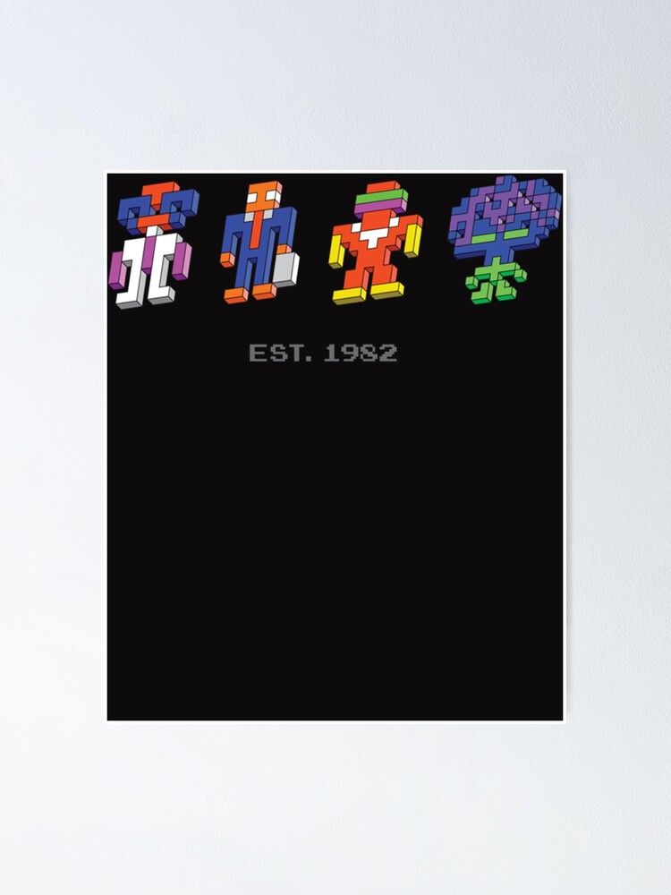 "Robotron Retro Arcade Game Classic" Poster for Sale by JanineRoth ...