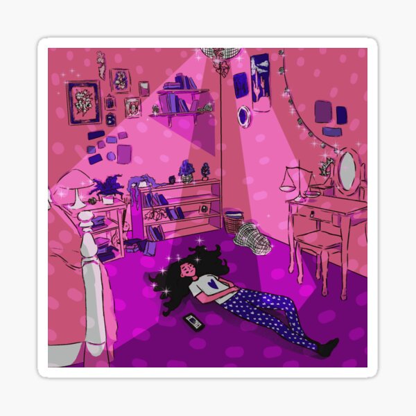 "Sad Disco" Sticker by harrietistired | Redbubble