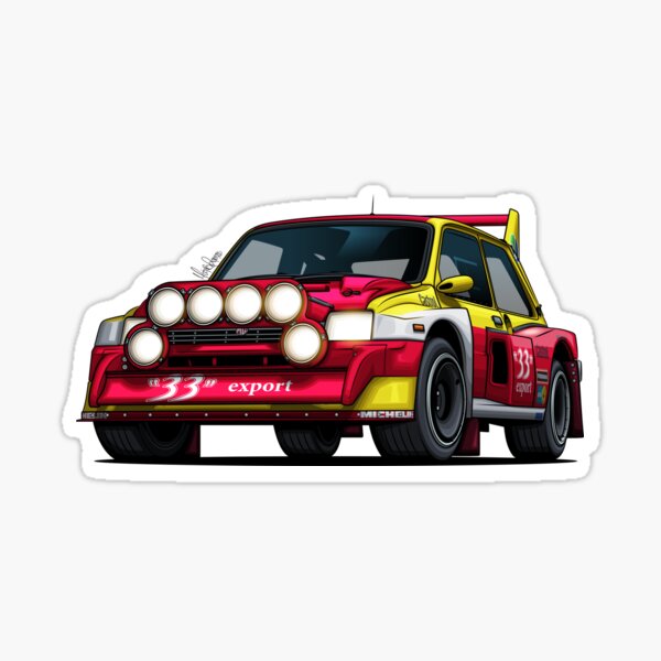 "MG Metro Group B Artwork" Sticker for Sale by marioramosart | Redbubble