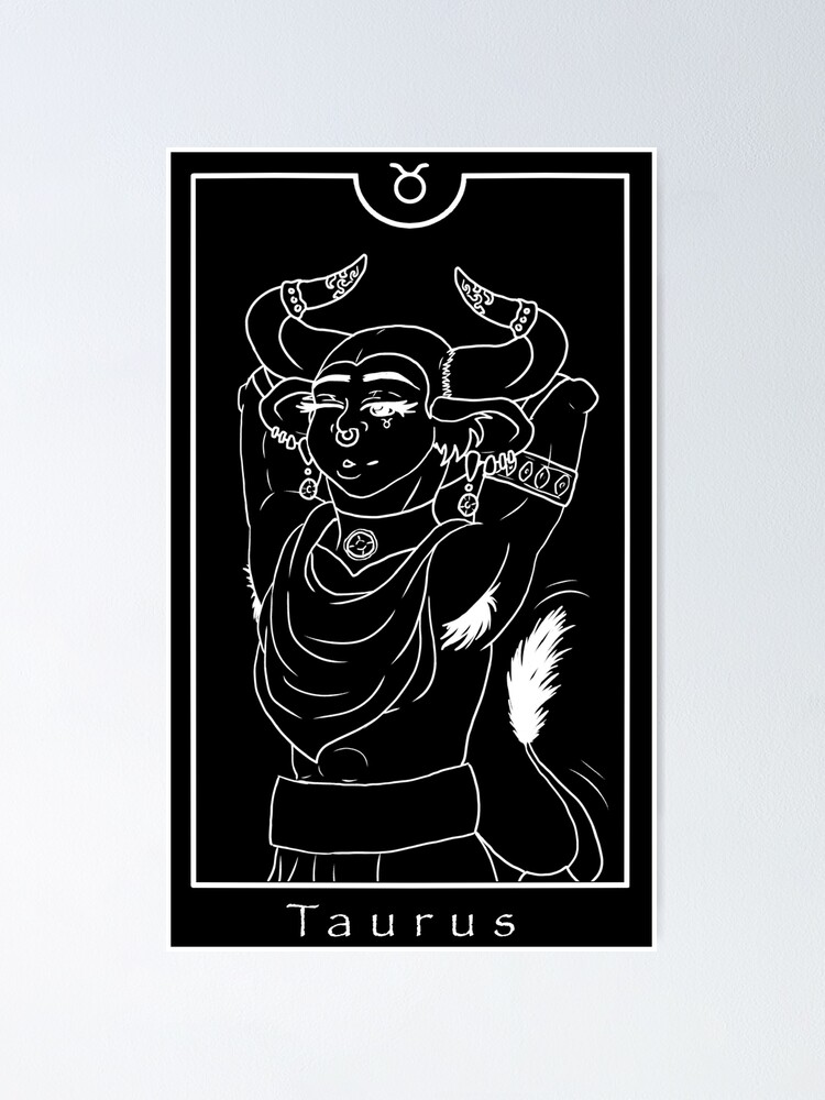 "Taurus Card" Poster for Sale by Bekkartyy-Bean | Redbubble