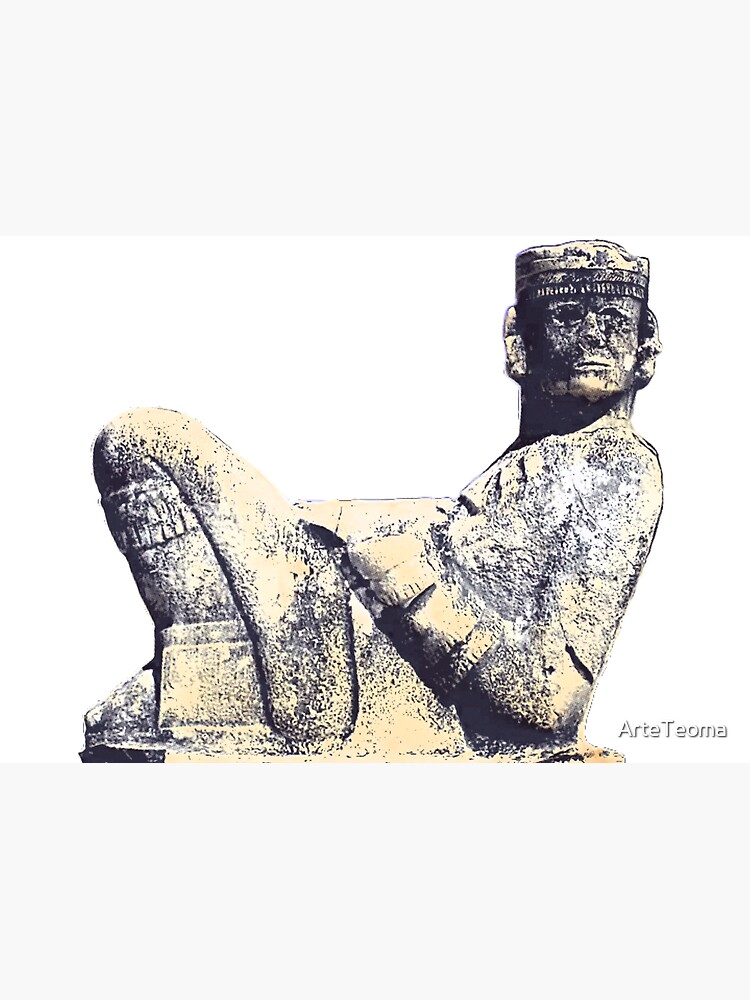 "Chac Mool (White Background)" Sticker for Sale by ArteTeoma | Redbubble
