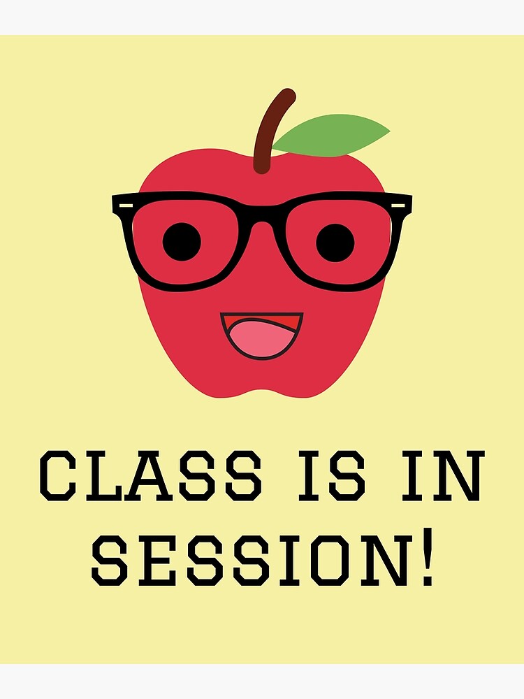 "Class in Session Male Teacher Appreciation Mentor Gift" Poster for ...