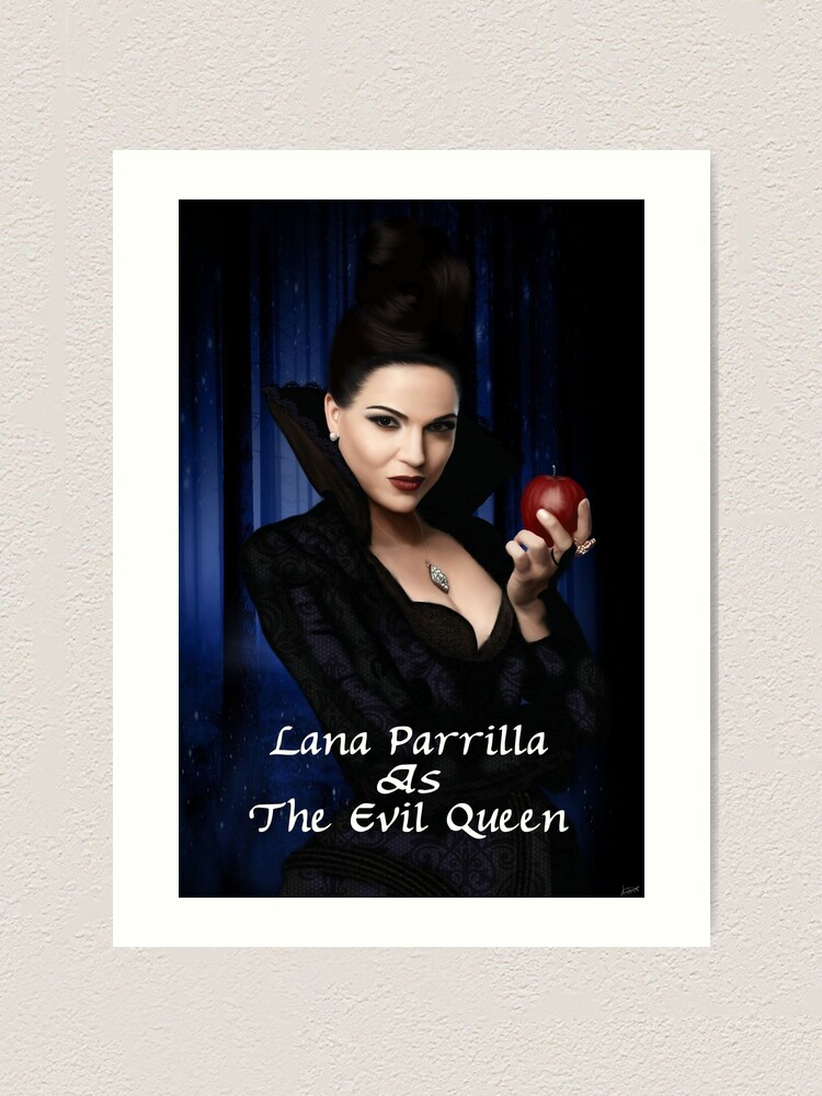 "The Evil Queen Portrait Painting Fan Art" Art Print for Sale by ...