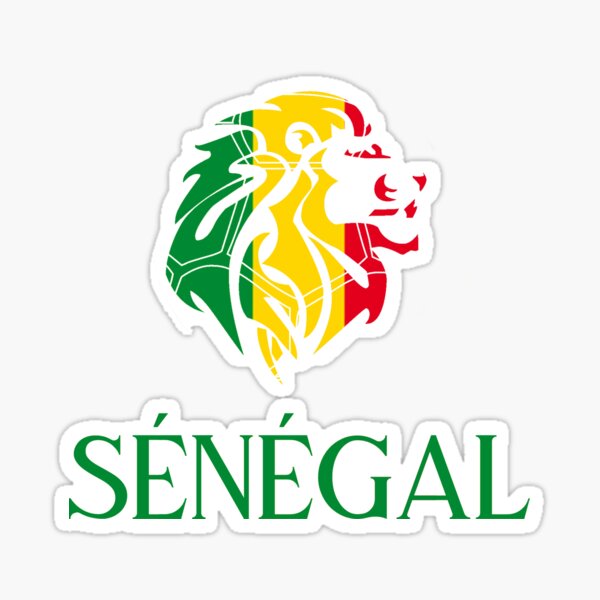 "Senegal Senegalese" Sticker for Sale by VRedBaller | Redbubble