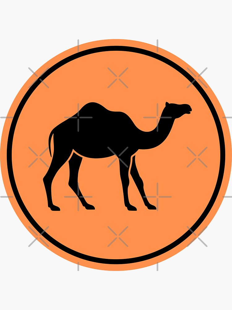 "A camel " Sticker for Sale by ZARANOOR2022 | Redbubble