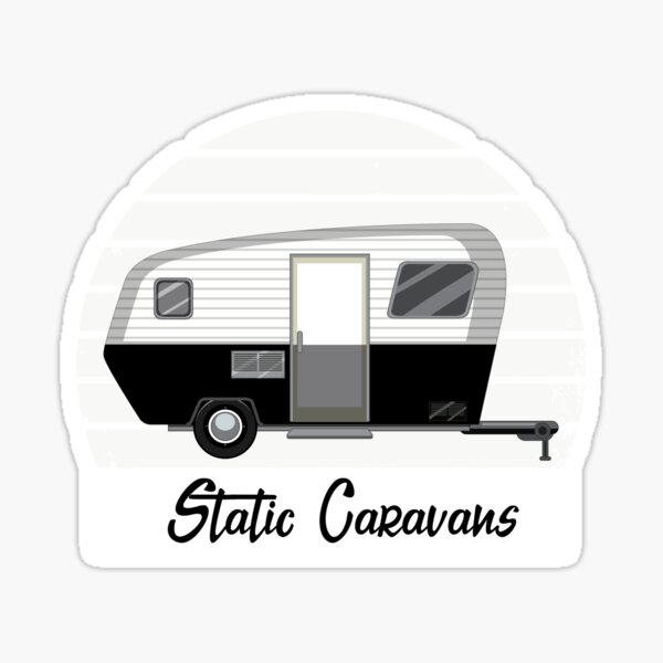 "static caravans summer static caravans mobile home" Sticker by amine17 ...