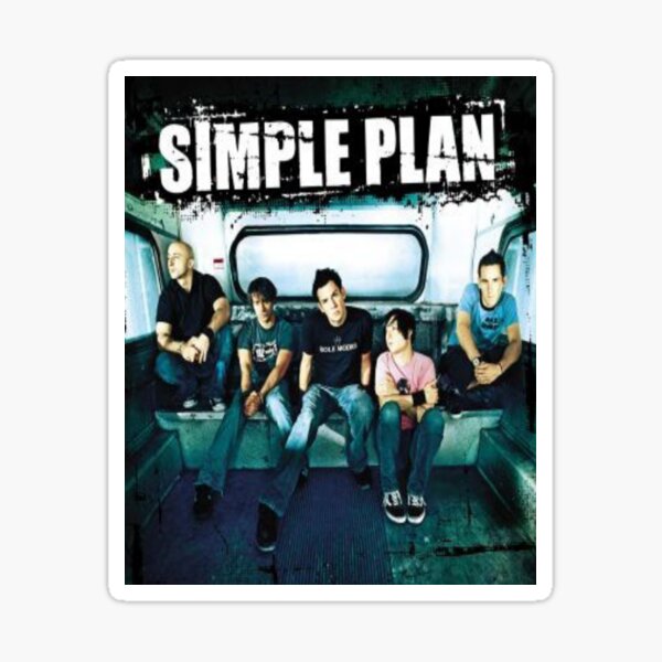 "27-band top and musisi simple plan " Sticker by tvazquezls34 | Redbubble