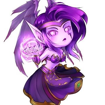 "Chibi morgana" Sticker for Sale by LittleRedHead | Redbubble